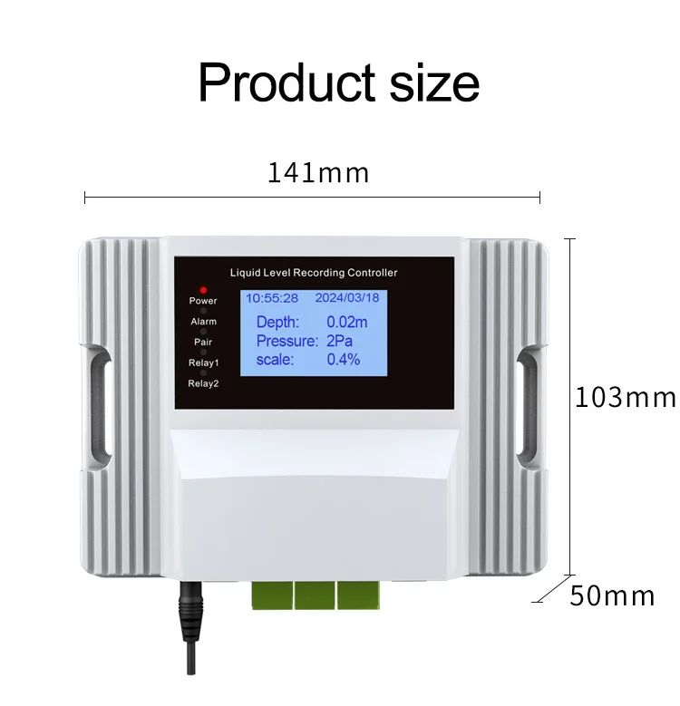 Tuya APP Wifi Water Tank Level Monitoring System with 5M Sensor