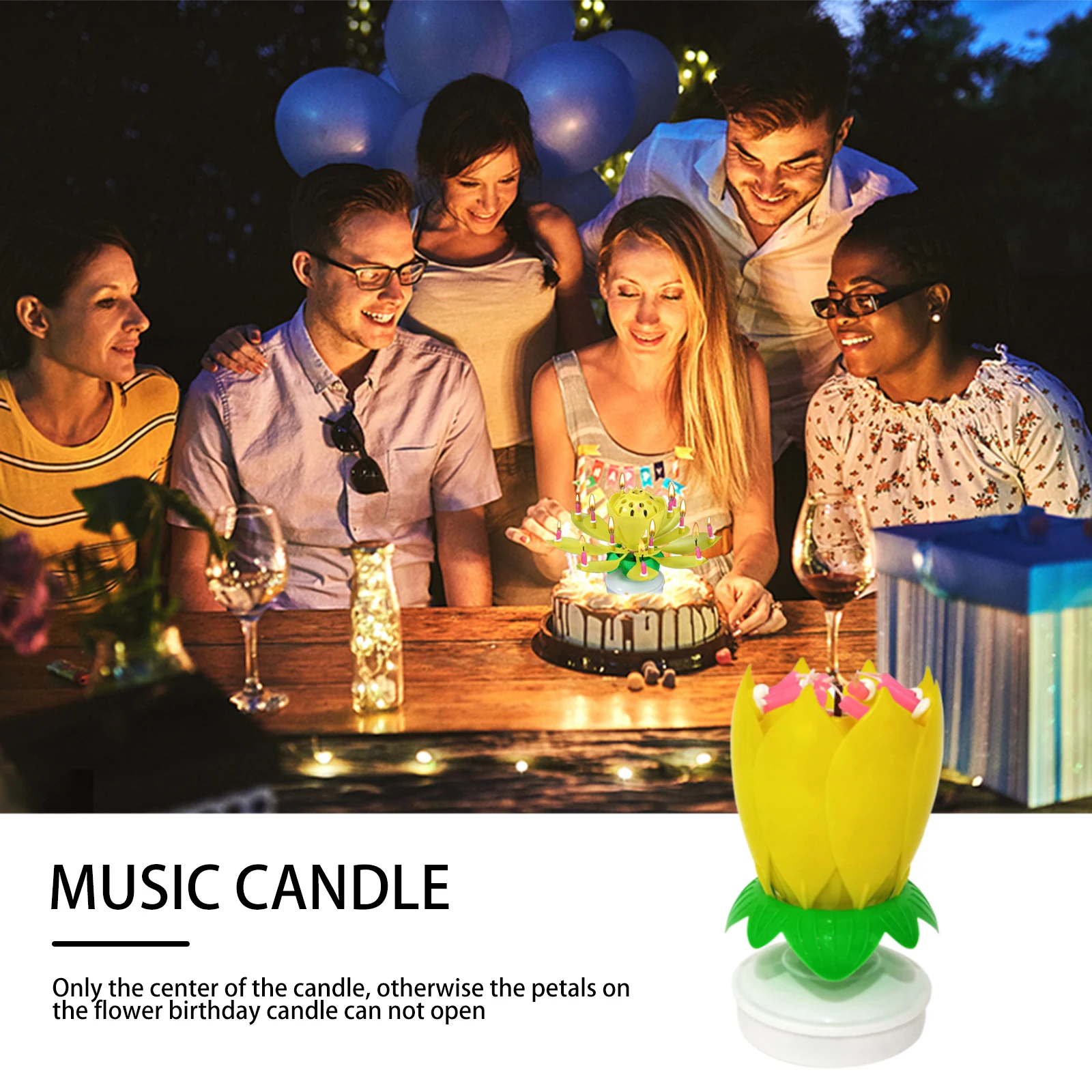 Birthday Cake Music Candles - Add Fun & Color to Parties
