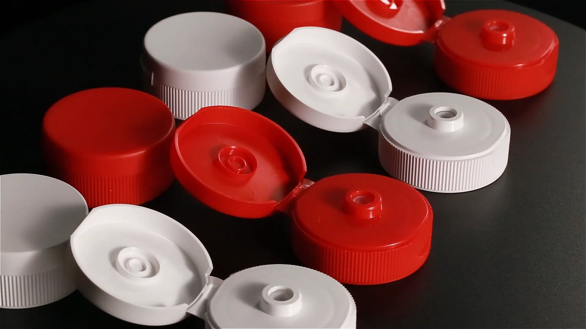 Full Box Sales 38/400 Plastic Silicone Valve Flip Top Cap Lids Bottle ...