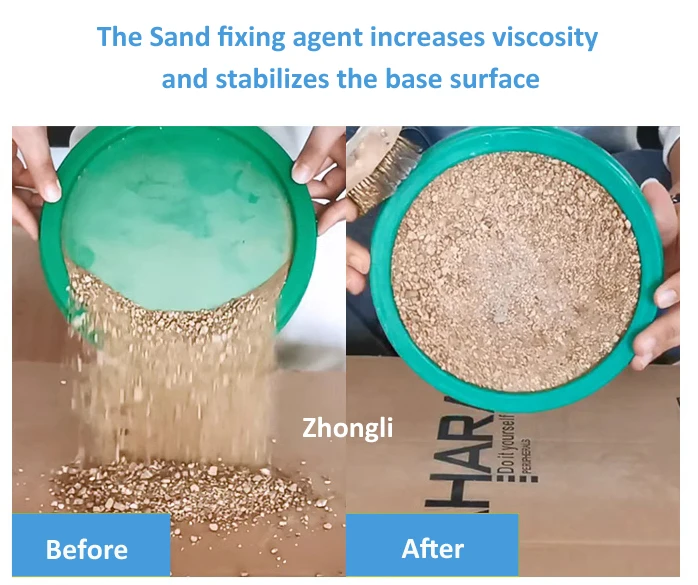 Sand Fixing Agent Waterproof Adhesive for Wall Peeling Re-alkali ...