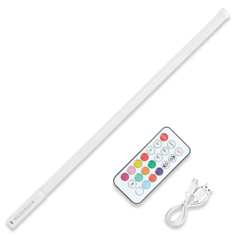 2023 Handheld Portable USB Rechargeable RGB LED Tube Light