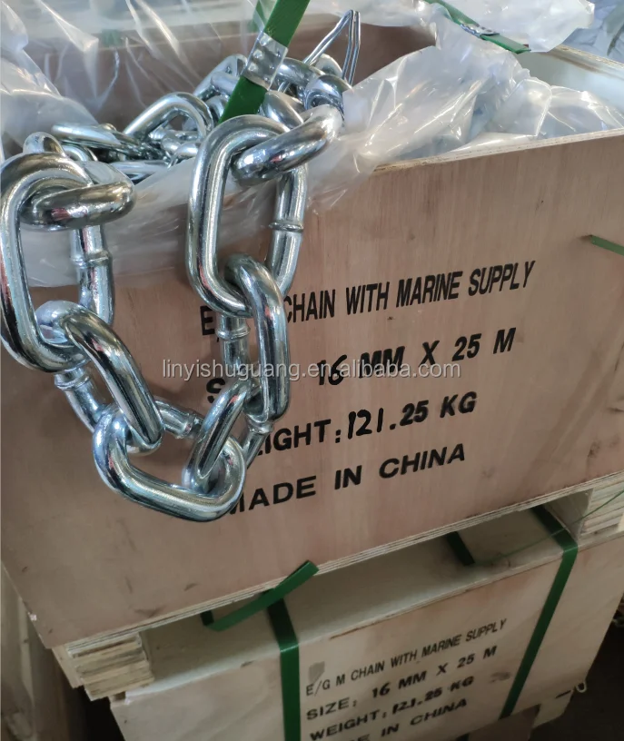G30 Galvanized Mild Steel Link Chain Medium Metal Chain - Buy Metal ...