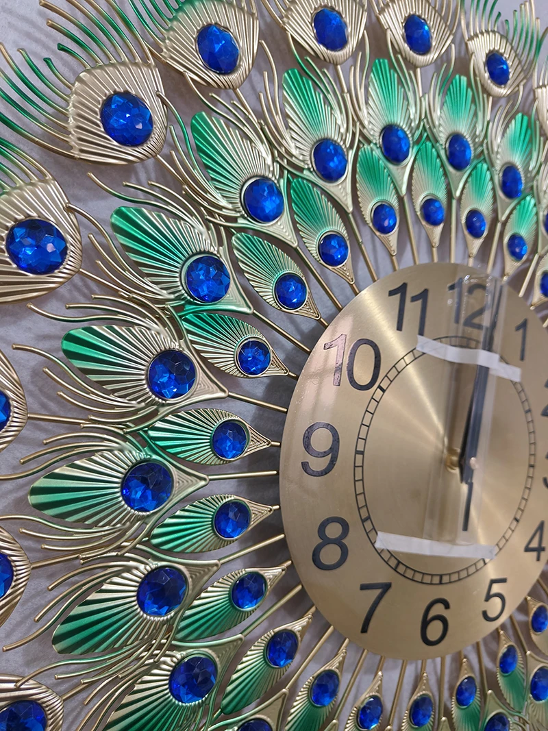 Hulee Iron Metal Art Clock Dining Room Brand New Nautical Vintage ...