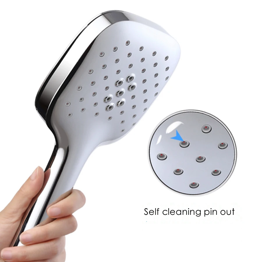 168 Sanitary Mixer Set Rain Shower Head Hand Held Shower With Body Spa ...