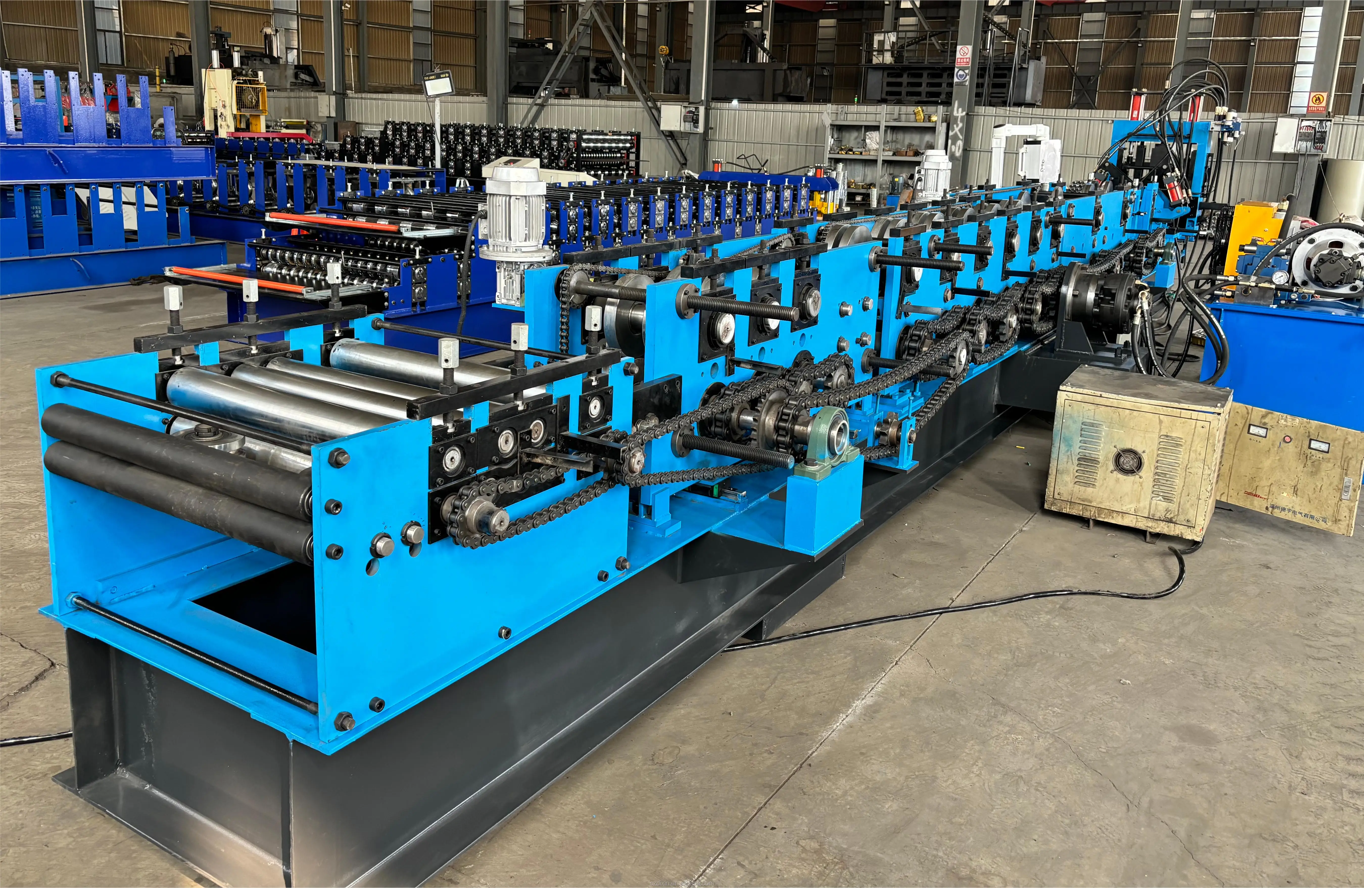 Long Service Life C/z Purlin Cold Roll Forming Machine Automatic Type ...