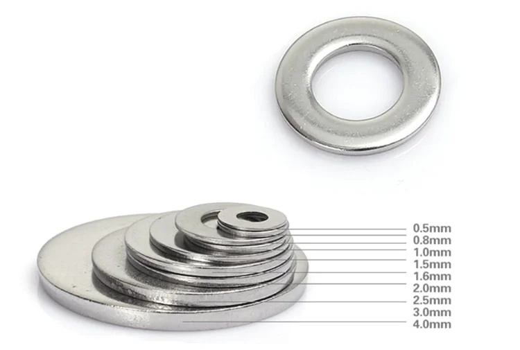 Carbon Steel Plain Washer M3/m5/m6/m8 M20 Din125 Large Flat Washer ...