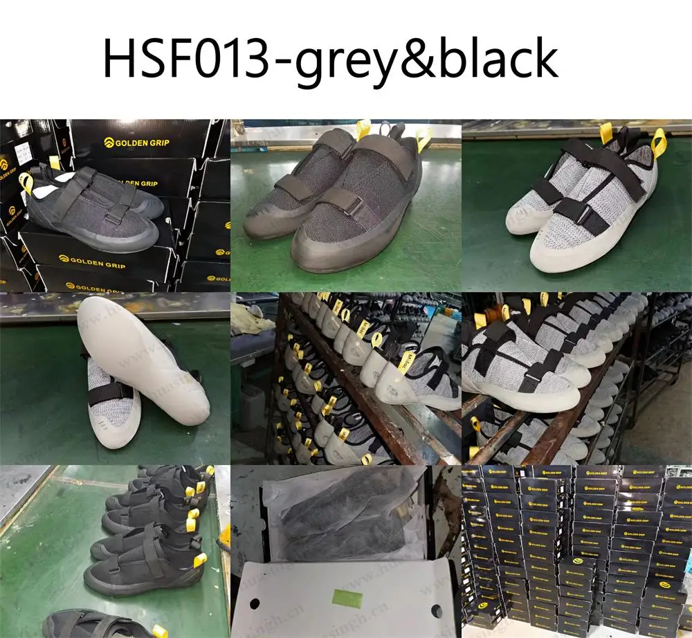 Zh,Arena Rock Climbing Shoes With Pull Loops Arch Support Hard Rubber ...