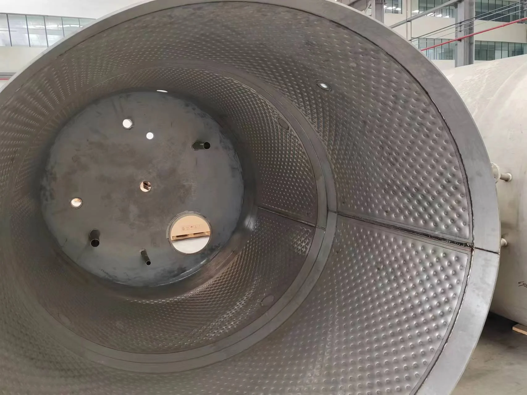 Austenitic Material One Side Flat Dimple Plate For Heat Exchanger - Buy ...