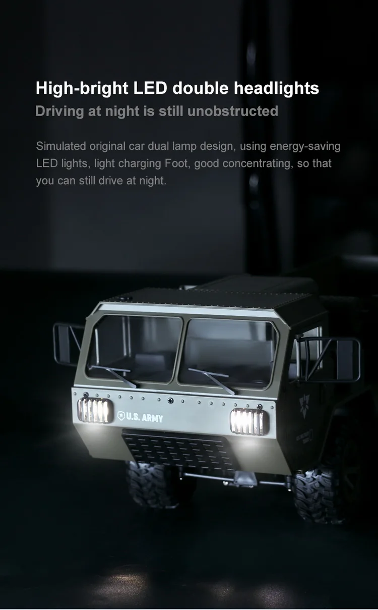 Fayee FY004A RC Military Truck - 1:12 Scale off-Road Fun
