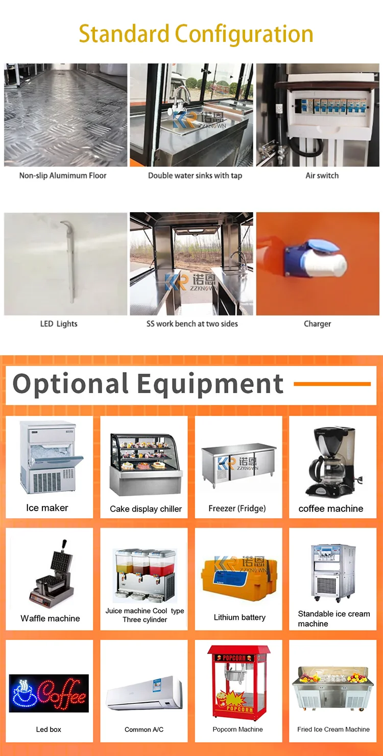 Customized Kebab Truck - Fully Equipped Food Vending Cart