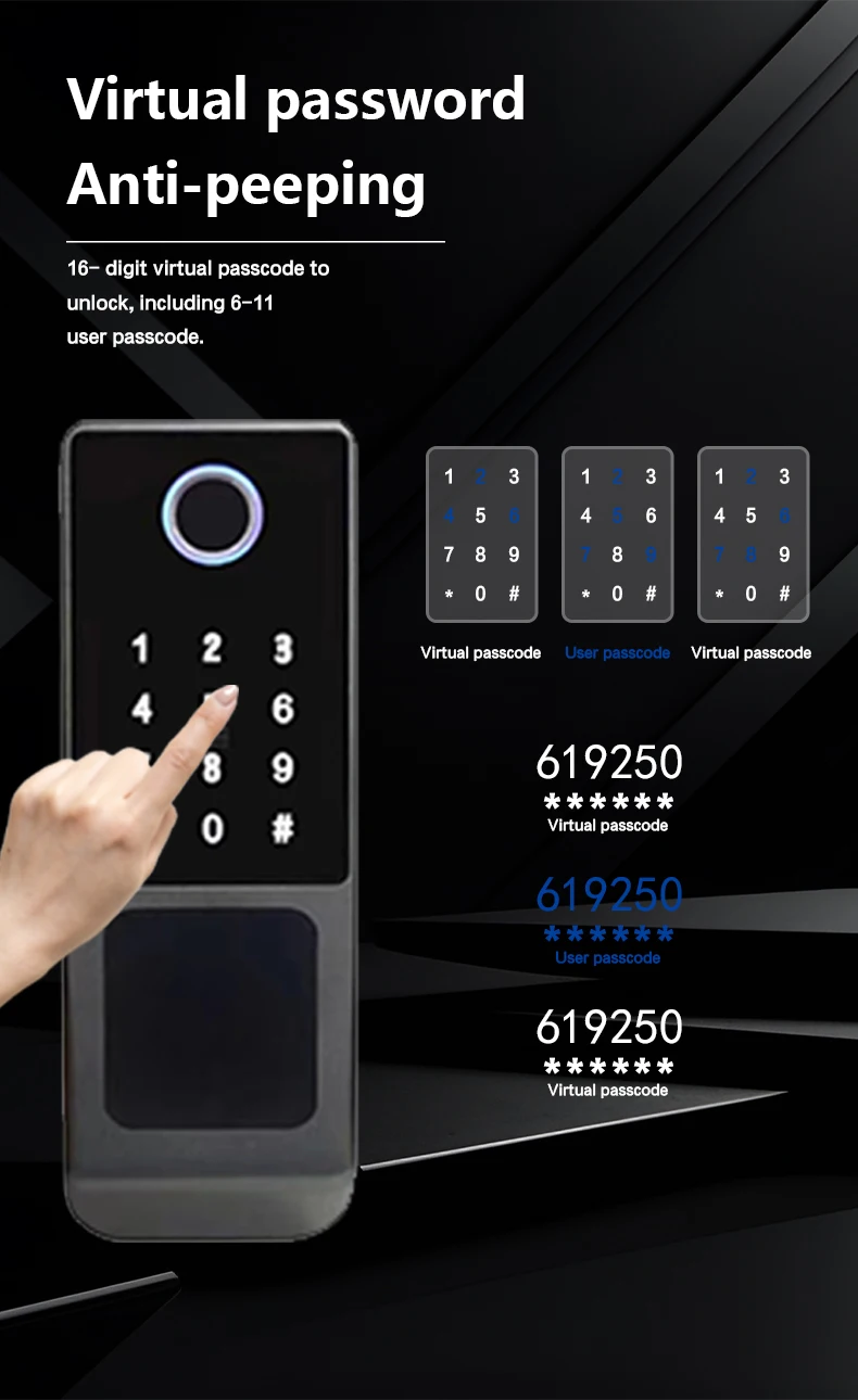 Outdoor Gate Locks Keyless Entry System Door Lock Electronic Home ...