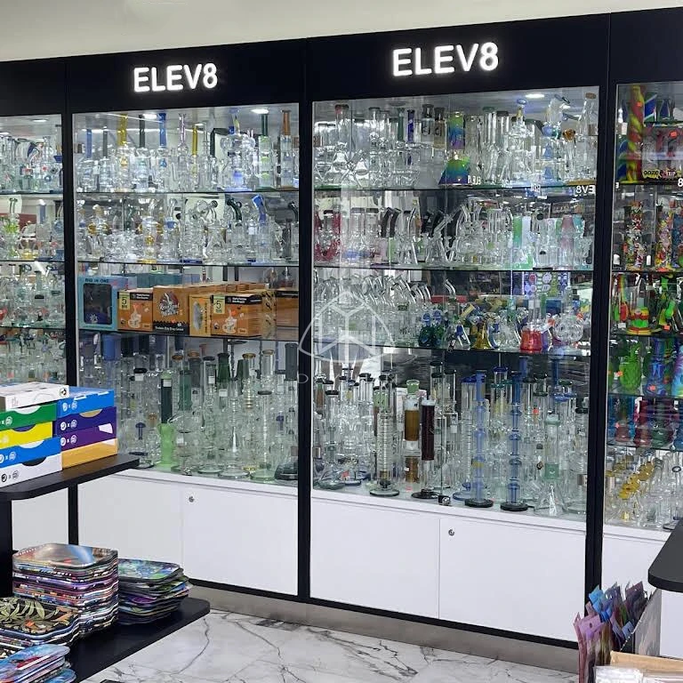 High Grade Dispensary Display Counters Smoke Shop Furniture Glass ...