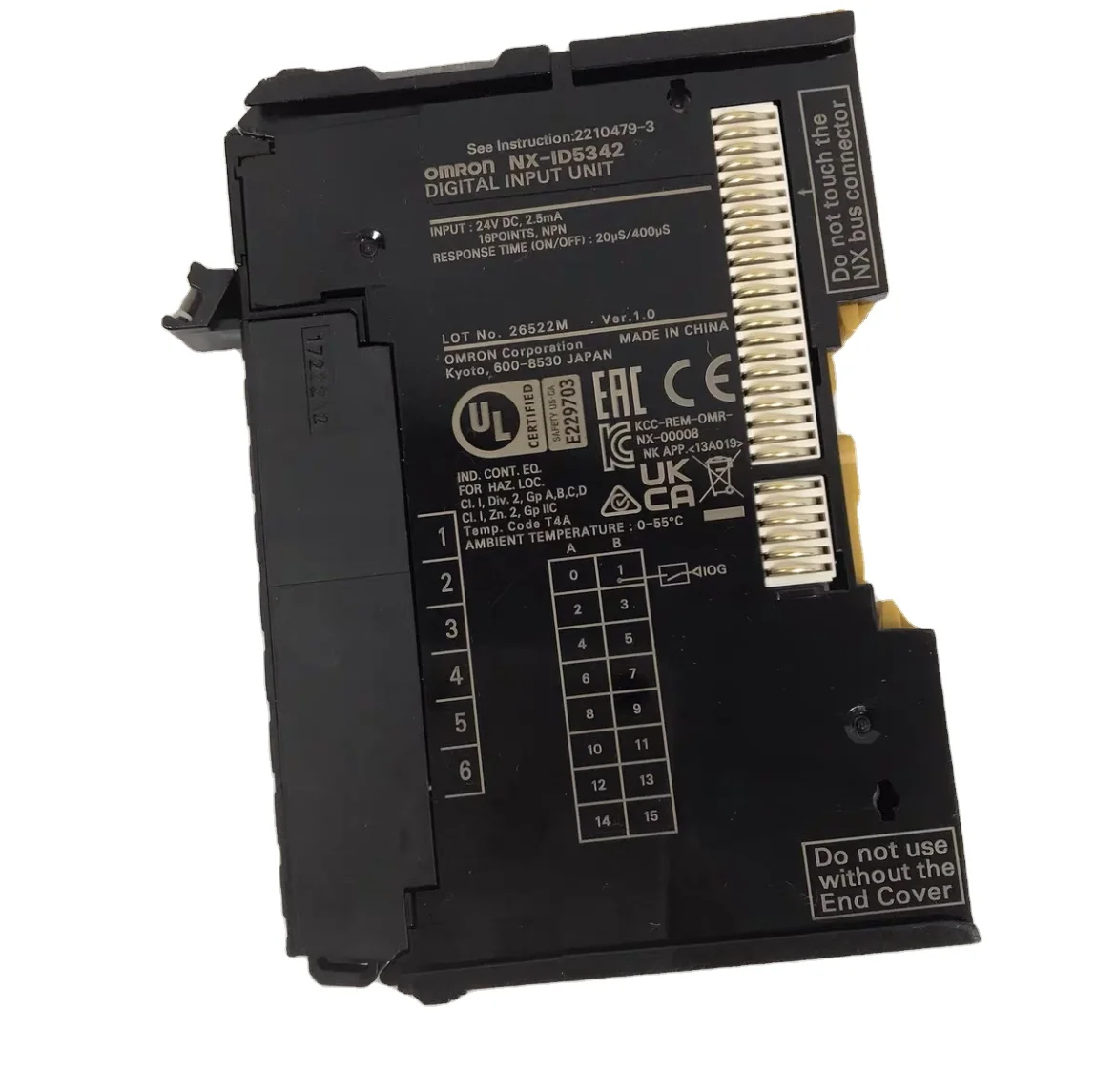 Original NX series PLC digital input unit module NXID5342 and nx-od5121 ...