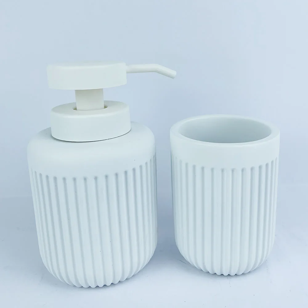 Nordic Hand Sanitizer Bottle Bathroom Set Bathroom Wash Set Concrete ...