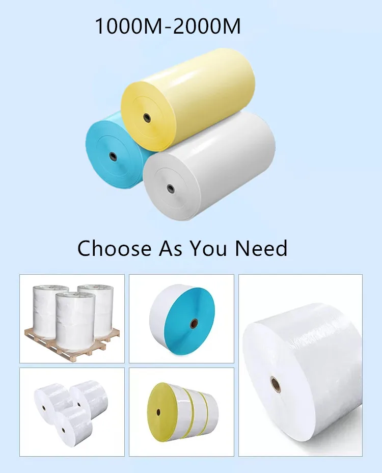Thermal Coated Heat Transfer Labels Self Adhesive Paper Jumbo Roll Raw ...