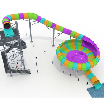 Free Design Big Commercial Adult Fiberglass Water Park Slides Equipment ...