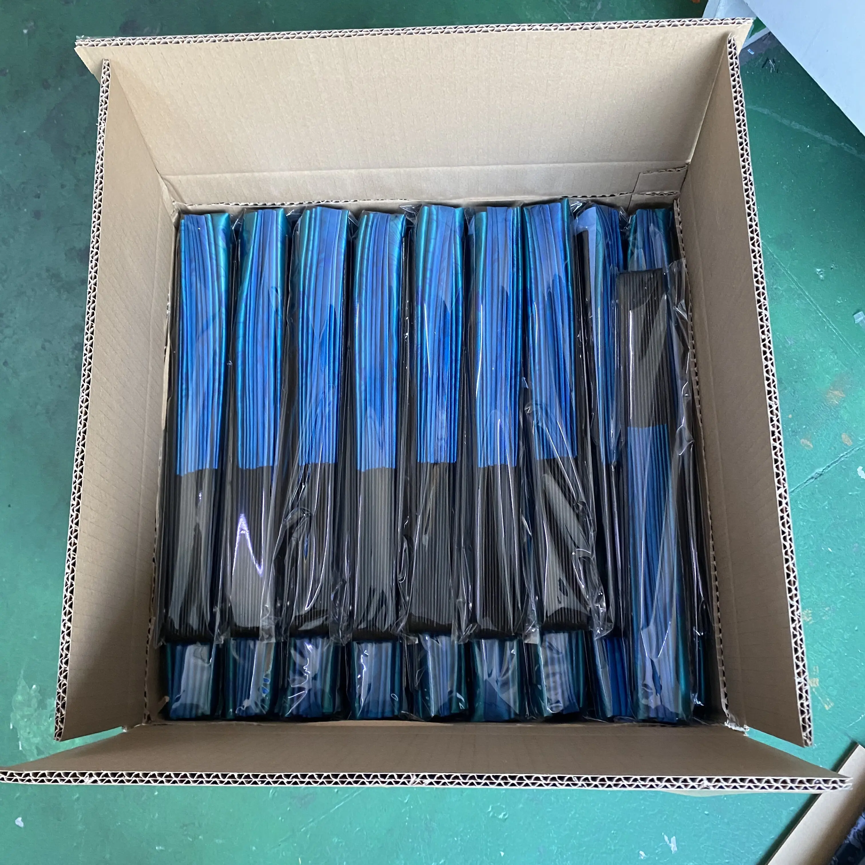 Custom Premium Bamboo Folding Clack Hand Fan - 33cml