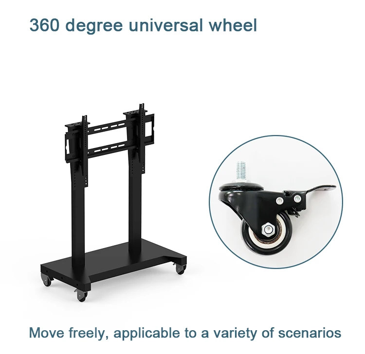 High-end LCD TV Trolley Designs with TV Lift Drop Down