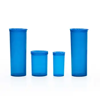 19 Dram Pop Top Vials Squeeze Below Cap Plastic Medicine Pill Bottle Pp ...
