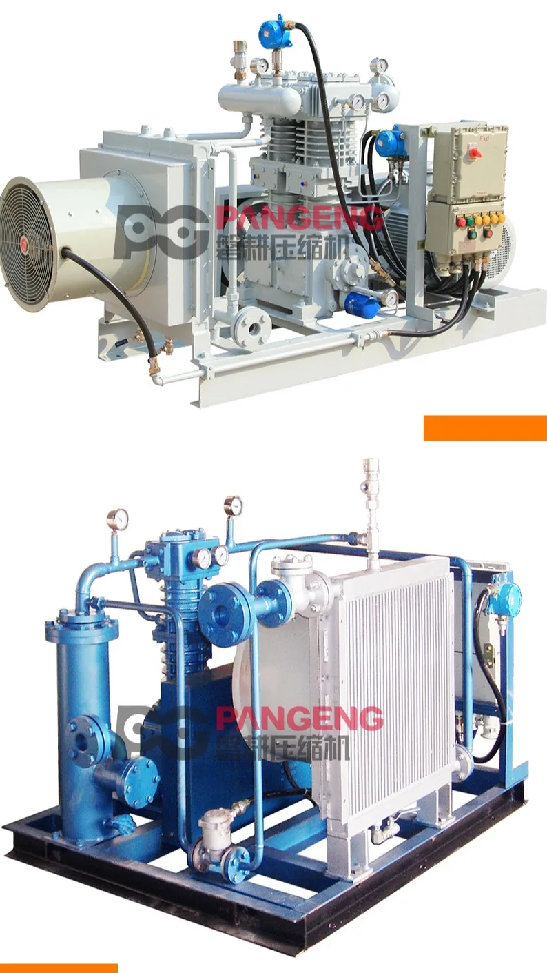 Oil Free Lubrication Air-compressors Stationary Co2 Compressor Carbon Dioxide Compressors ...