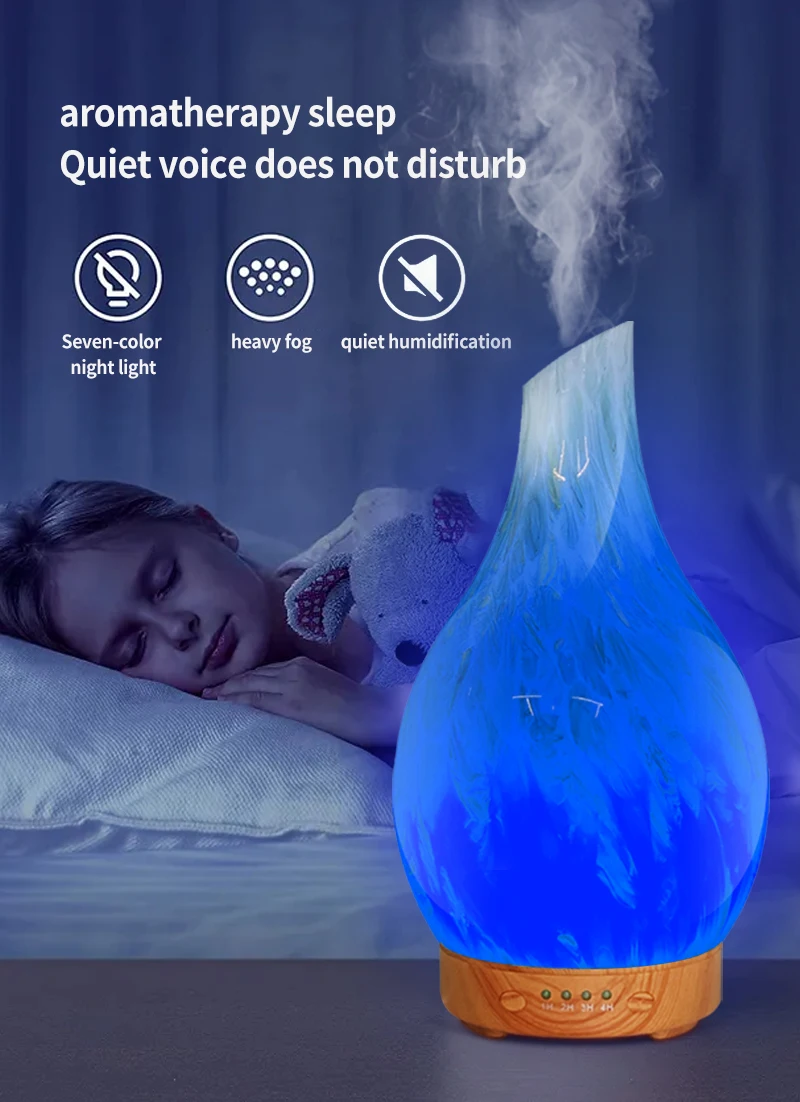 2022 New 3d Oblique 120ml Glass Bottle Diffuser Machine Timing ...