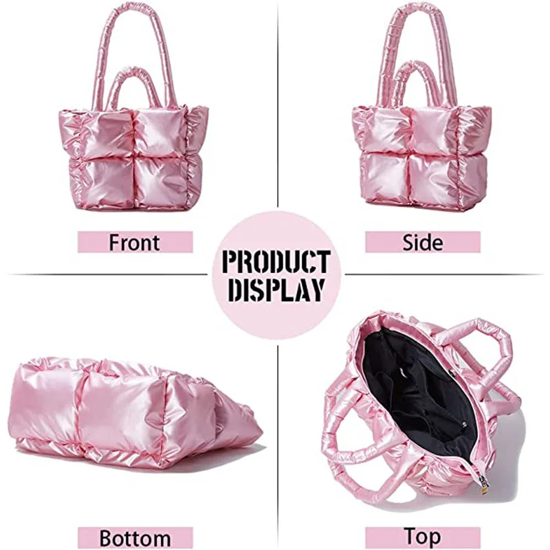 Puffy Bag Women's Designer Handbag - Winter Soft Shoulder Bag