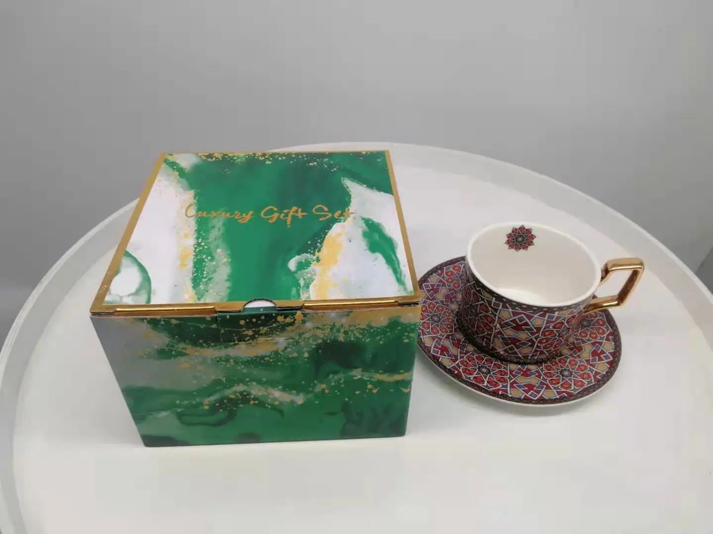 Luxury Angel Wings Ceramic Coffee Cup And Saucer Set European Style Tea ...