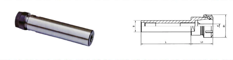 Universal ER11 ER16 ER20 ER25 ER32 ER40 Straight Shank Collet With ...