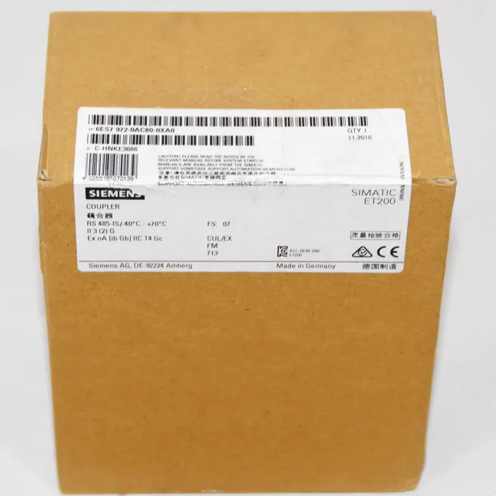 6es7972-0ac80-0xa0 Siemens Simatic Busadapter Profinet Module Plc Et 200sp Interface Cpu ...