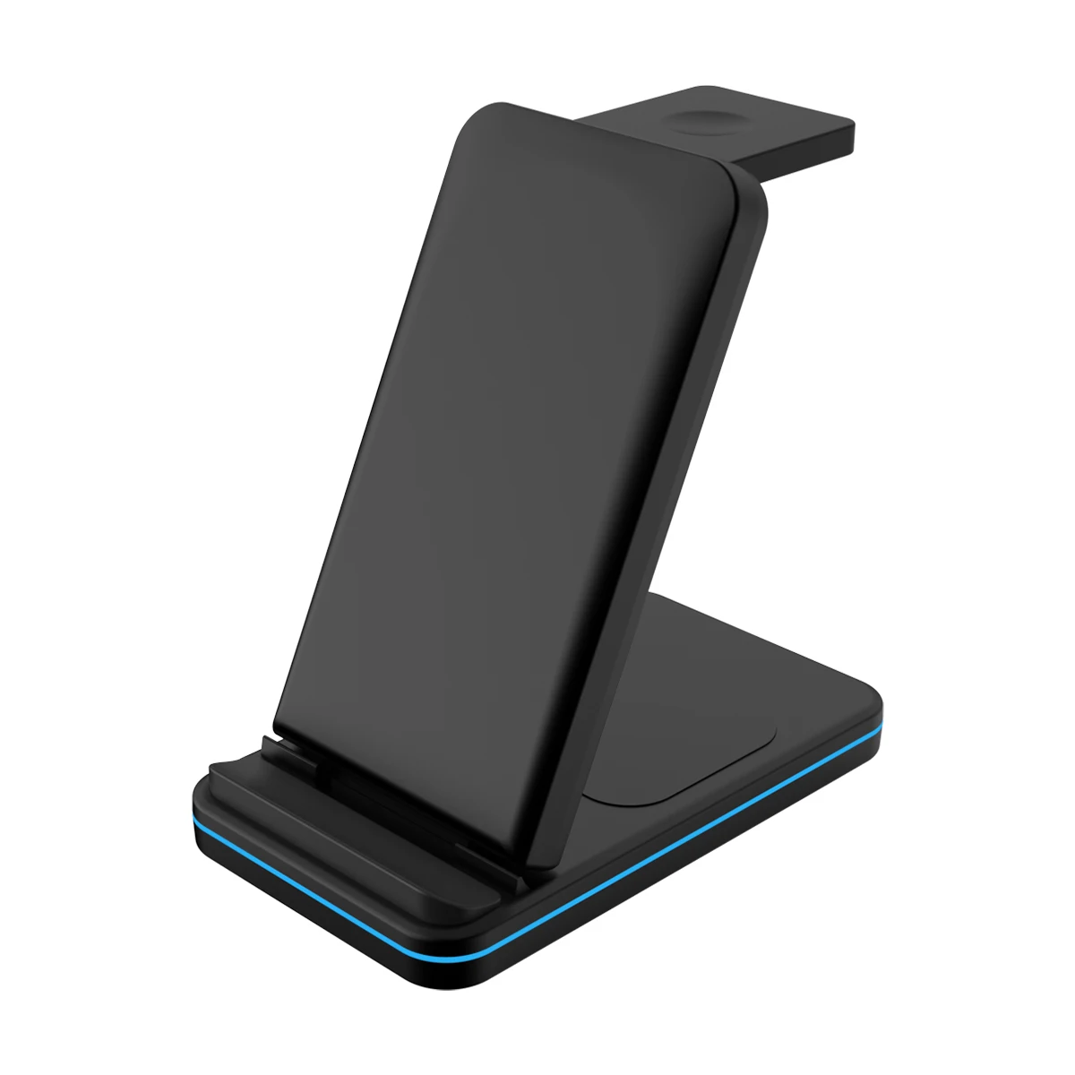 Portable Foldable Qi 15w Fast 3 In 1 Wireless Charger Stand ...