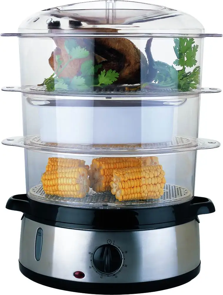 Electric 3 Tier Food Steamer - Bpa-Free & Versatile Cooking