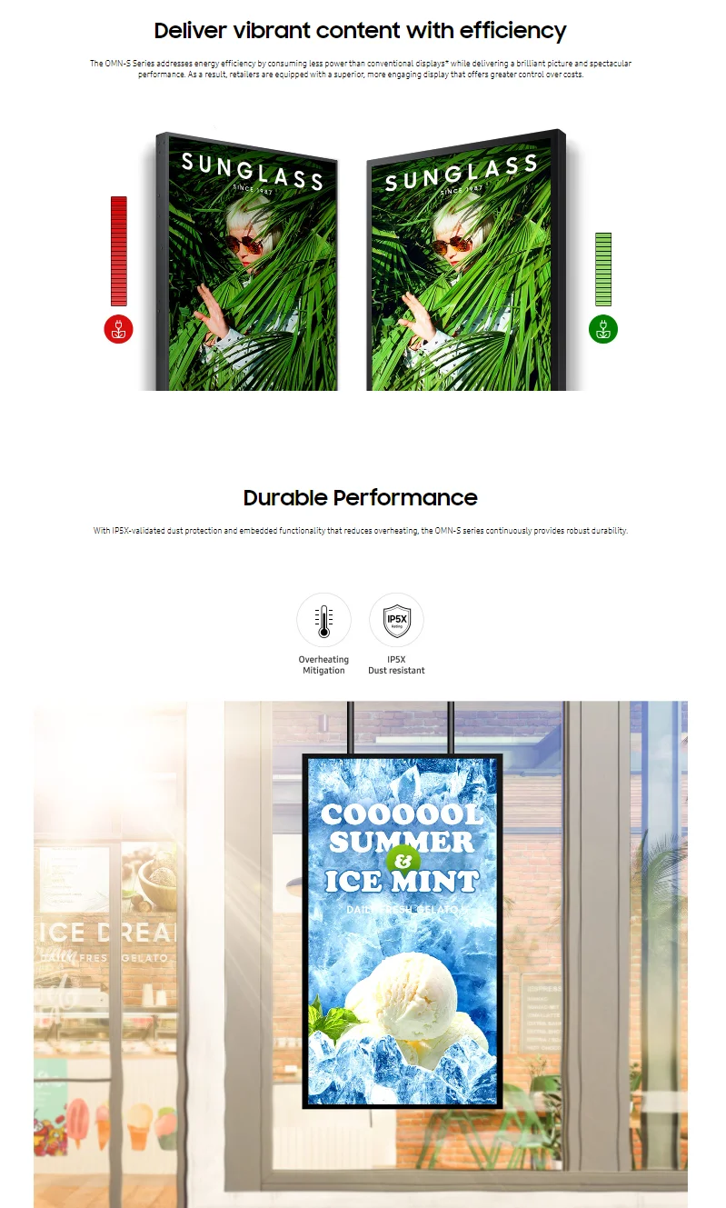 Advertising Screens Window Display Signage - Buy Window Display ...