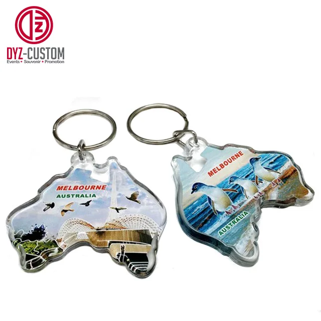 Custom Surfboard Shape Acrylic Keyring - Perfect Gift