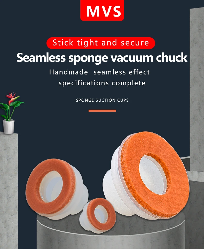 Uneven Surface Pneumatic Vacuum Suction Cups With Sponge - Buy Sponge ...