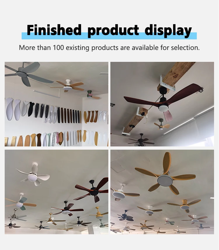 Cheapest Modern Nordic 52 Inch 3 Blades Retro Ceiling Fan