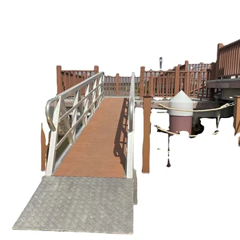 Marine Aluminium Ramp Gangway With Rollers For Pontoon Dock - Buy ...
