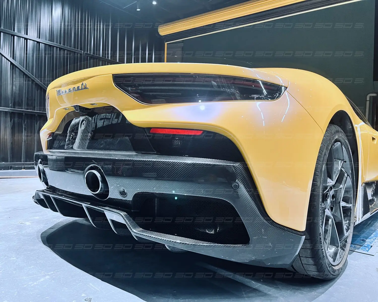 Mc20 Oem Style Bodykit Dry Carbon Fiber Body Kits Front Bumper Lip ...