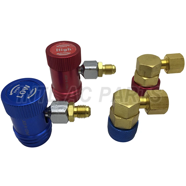 High Low Side R-1234YF R1234yf Quick Coupler Adaptor Meets SAE J639 ...