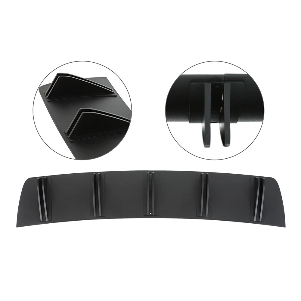 Dodge Charger & Challenger Glossy Black Rear Bumper Lip Diffuser Oem