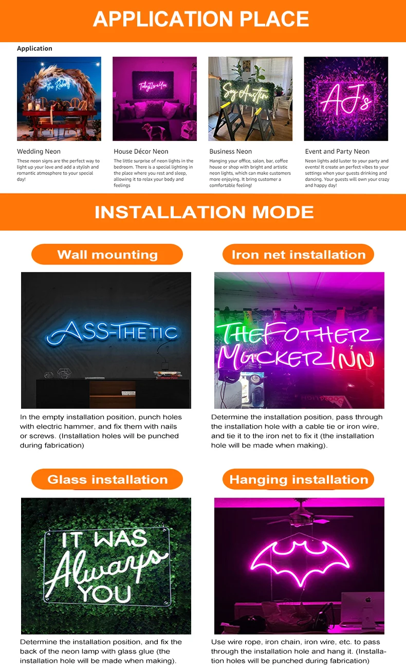 Customized 3d Clear Acrylic Led Neon Letter Sign Light Decoration ...