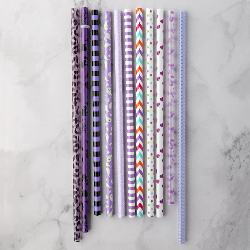 Colorful Custom Portable Popular Unique Printed Straws,Cool Reusable ...