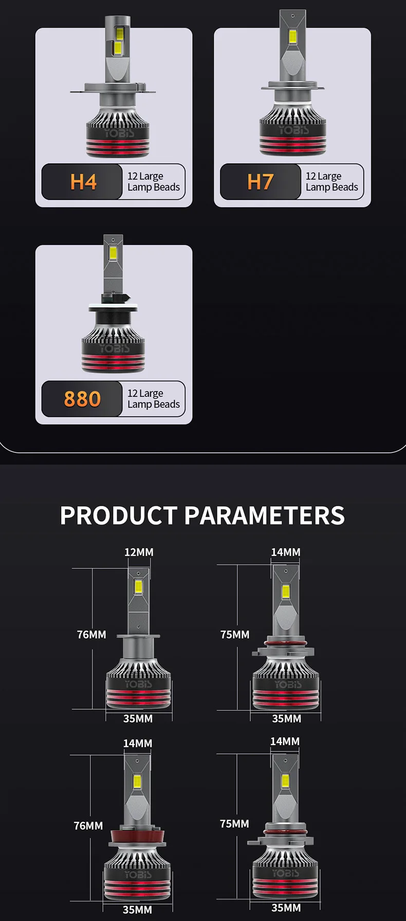 Yobis M8 Rro 120w Car Light Bulb H11 H7 Led 9006 Canbus 360 12v H1 Luces Led Para Automovile ...