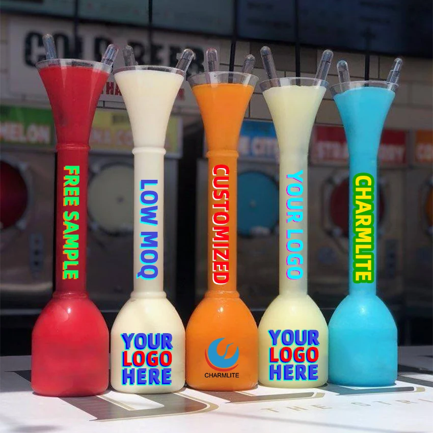 Novelty 24/32oz Festival Carnival Cups - Charmlite Slushy Yard Drinks