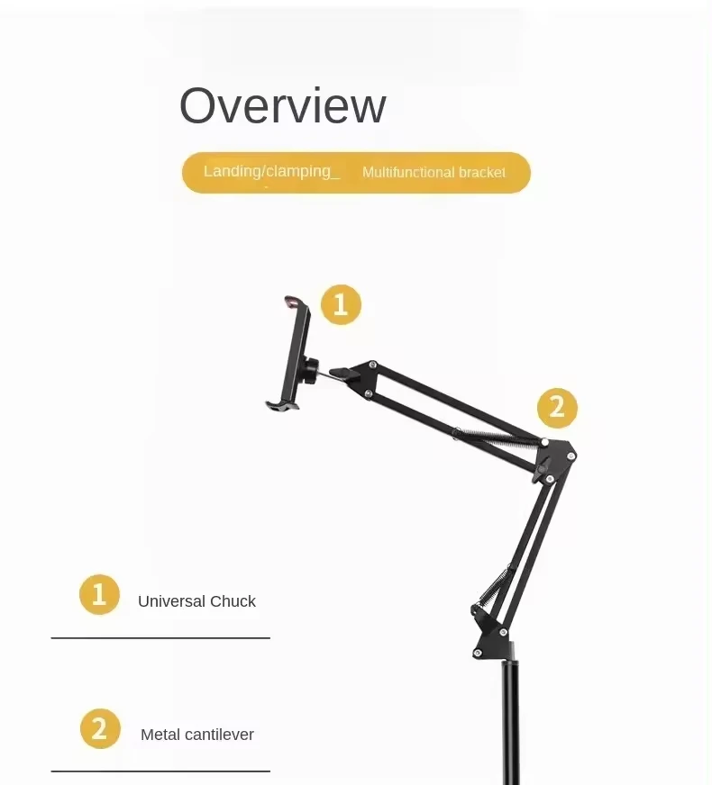 Universal Lazy Arm Tablet Flexible Desktop Portable Cell Phone Holder ...