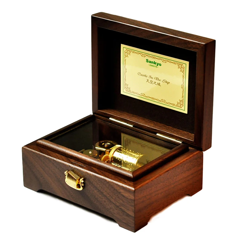 23 tone Sankyo High Quality Music Box Classic Wooden Music Box Alibaba
