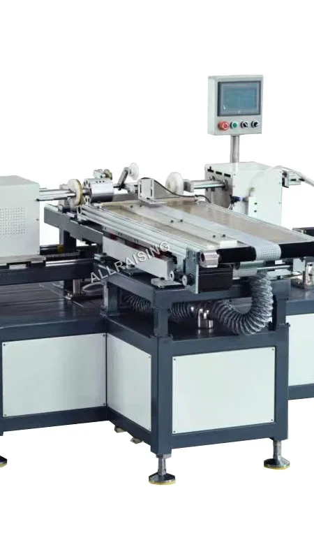 Semi-automatic Round Paper Tube Labeling Machine Sticker Cylinder Box ...