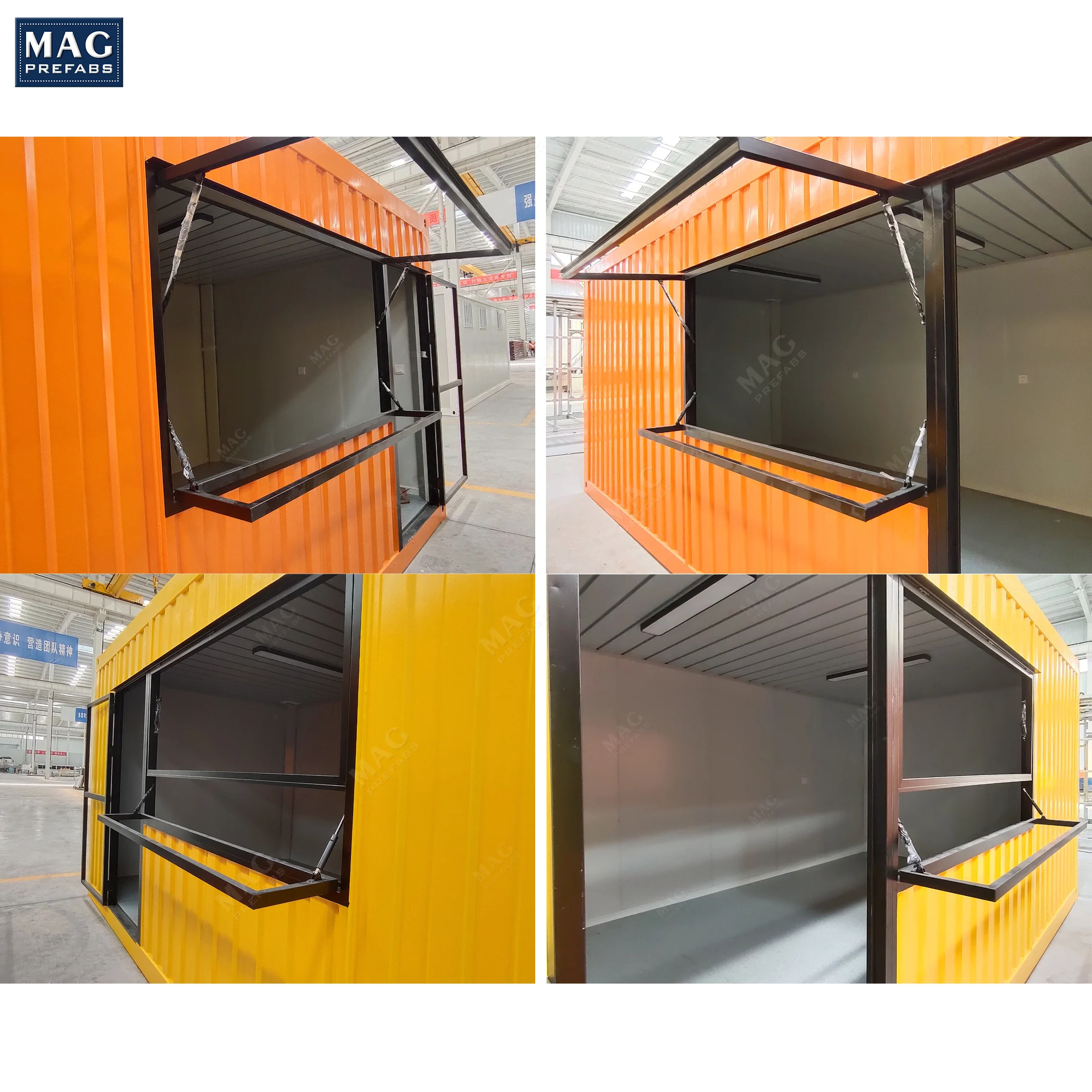 Quick Build 20ft 40ft Prefab Detachable Container House Customized ...