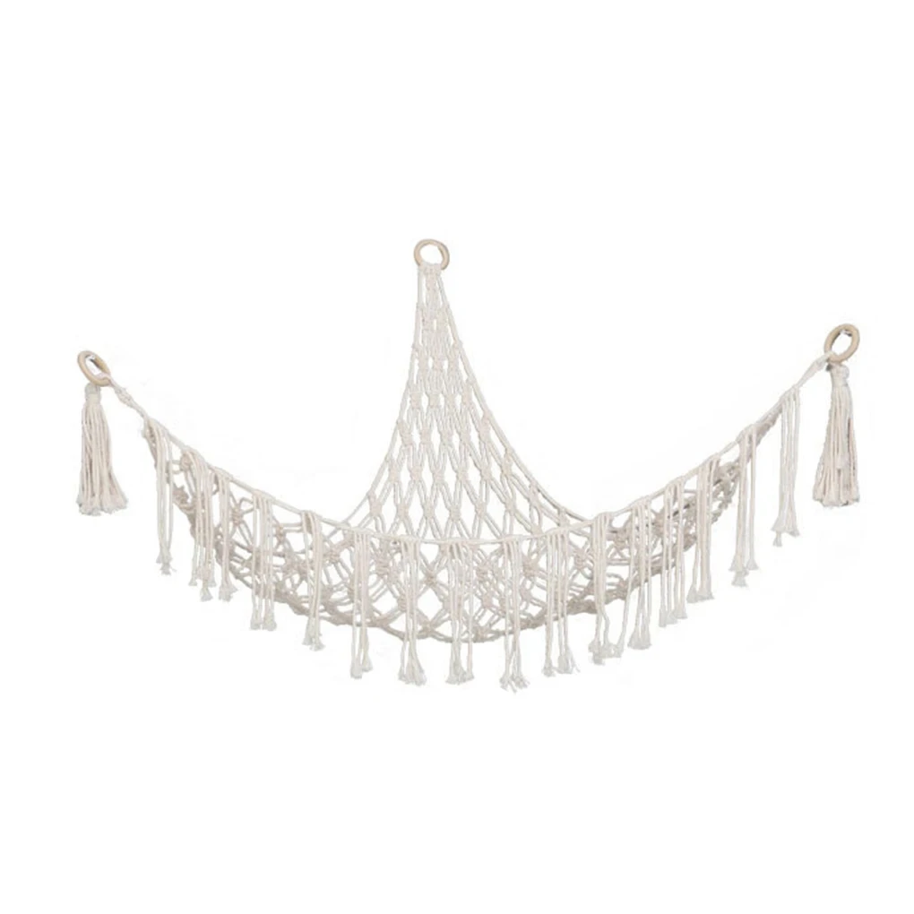 Nursery Corner Hanging Organizers Stuffed Animal Hammock Storage Net ...