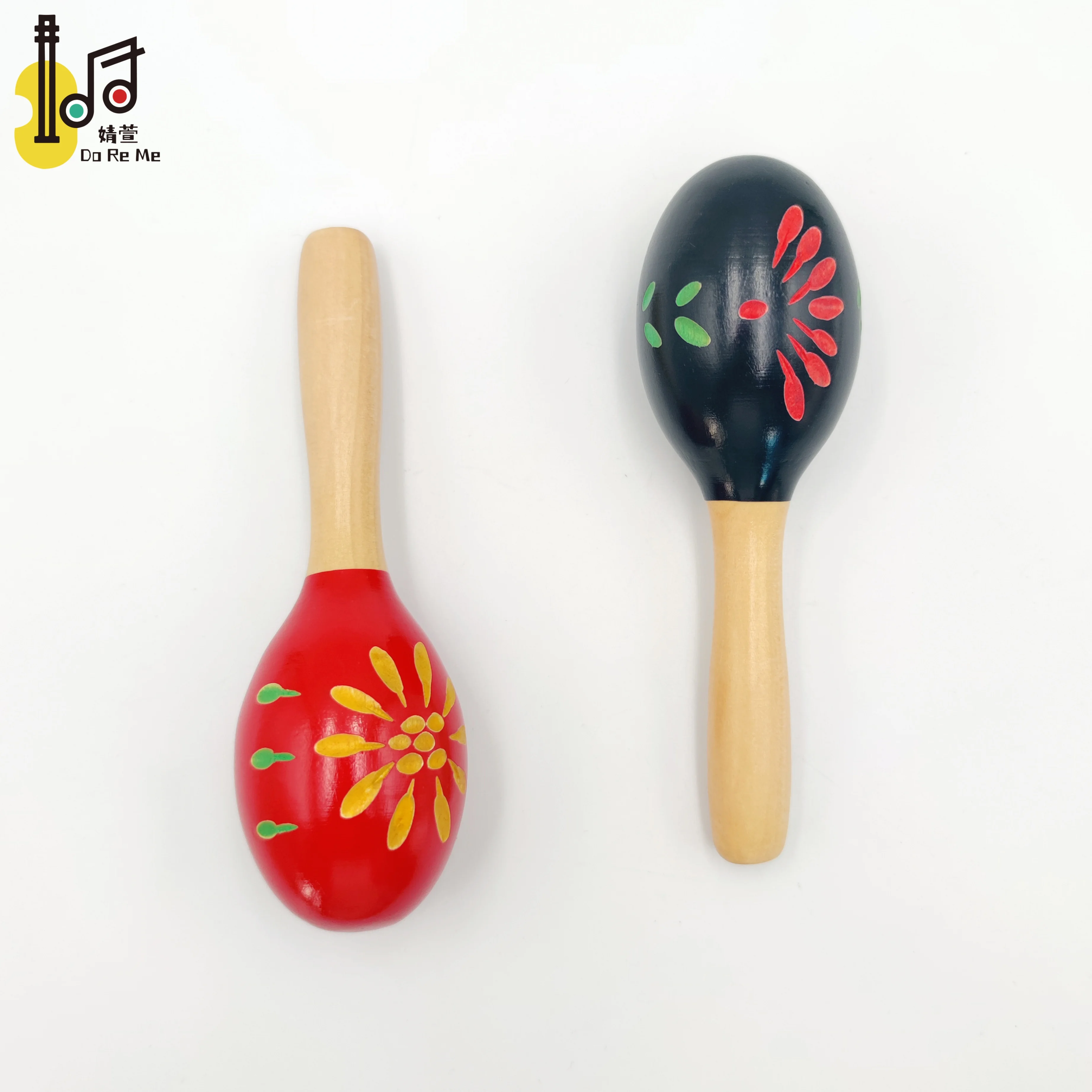Hot Selling Mini Wooden Maracas 15cm Long Musical Instruments ...