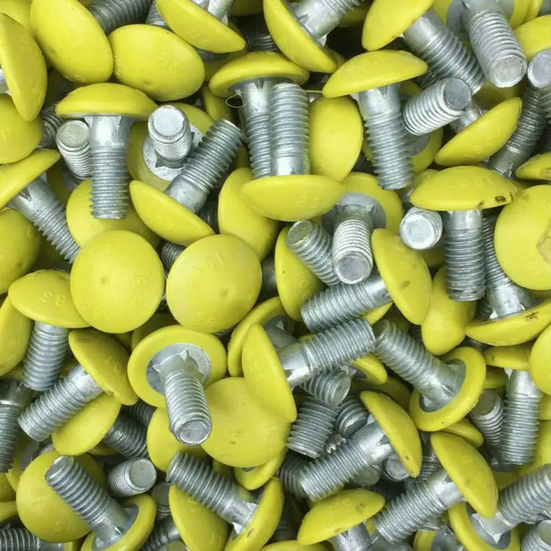 Plastic Abs Capped Round Head Fin Neck Hot Dip Gaanized Silo Bolt ...